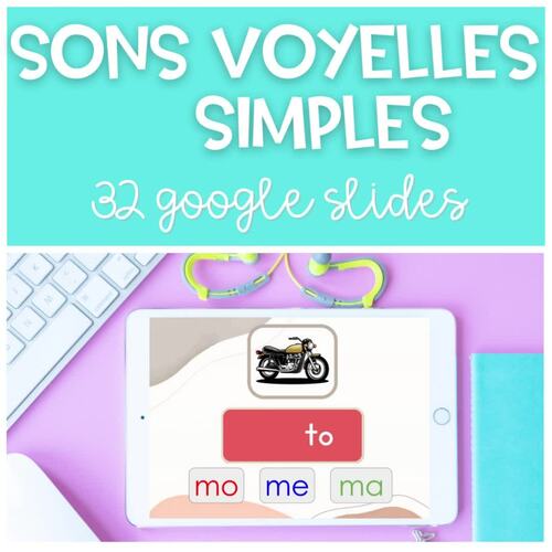French phonics Blending sounds | Sons voyelles simples GOOGLE SLIDES ...