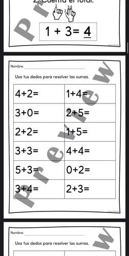 Sumas hasta 10 by The Learning Llama Store | TPT