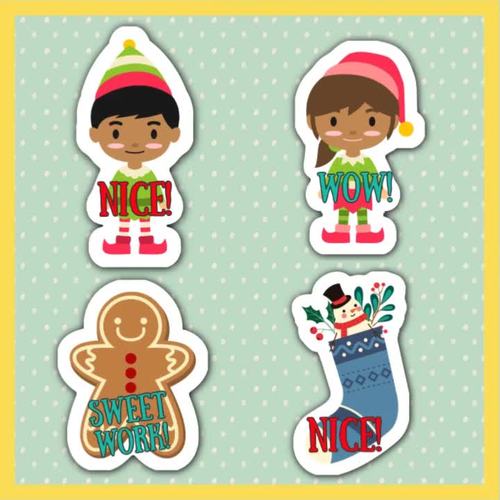 Dollar Deal Digital Stickers Christmas Seasonal and Holiday Digital ...