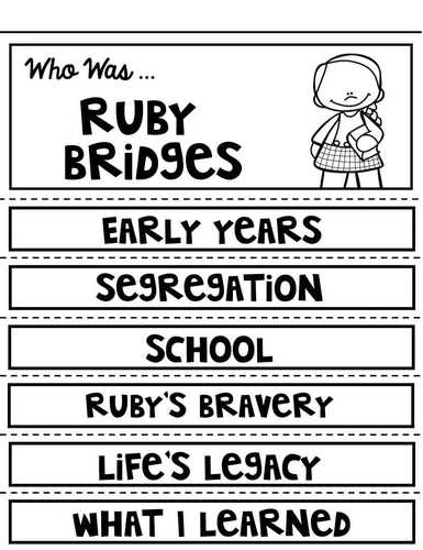 Ruby Bridges Activities | Flip Book | Google Classroom & Print by ...