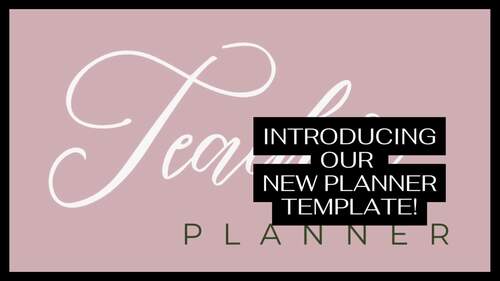 Undated Teacher Planner: pastel neutral floral, Canva template | TPT