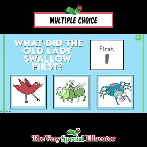 There Was An Old Lady Who Swallowed a Fly Activity Pack | TPT