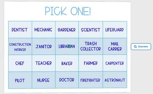 Community Helpers Gross Motor Movement Game | Boom Cards Deck by A Pedi PT