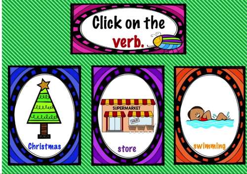 Identify the Action Verbs with Animation Digital BOOM CARDS | TpT