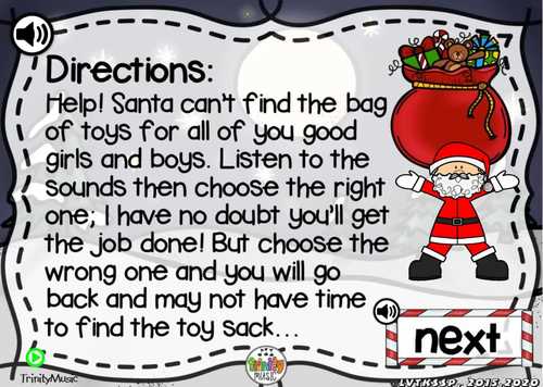 North Pole Sequel (Quarter Rest) Regular Notation Style Boom Cards