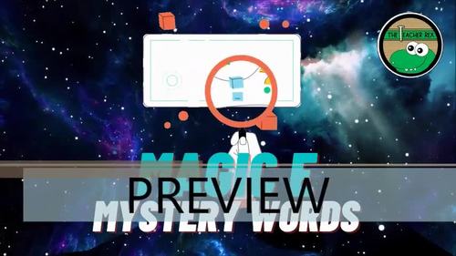 Magic E (CVCe) with Blends Mystery Words Videos by The Teacher Rex