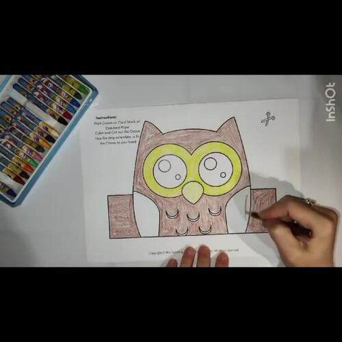 Owl Hat Craft Crown | Animal paper hat | Owl Headband | TPT