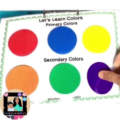 All about Colors and Color Mixing learning Binder for preschool and ...