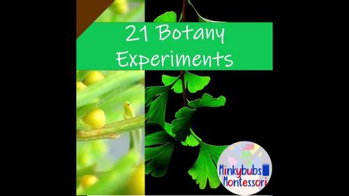 Montessori Botany Experiments 21 Experiments Suitable Homeschool ALL ...