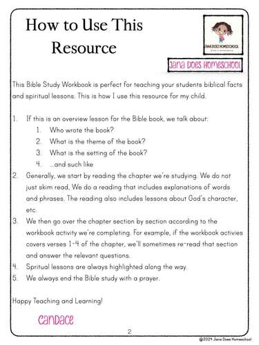Bible Study Workbook for Kids - Judges Lesson 2 - Deborah - Judges 4-5
