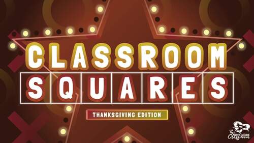 EASY Thanksgiving Classroom Squares! - NO PREP PowerPoint Game | TPT