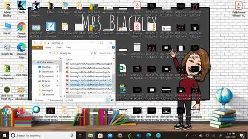 Among Us 5th Grade Place Value Review Game by Ashley's Edventures