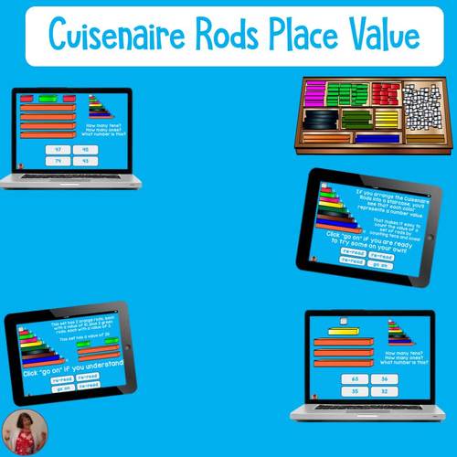 Cuisenaire Rods Place Value Fun Level 1 Tens and Ones Boom Learning
