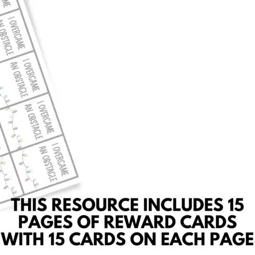 Editable Reward Cards for Positive Reinforcement or Incentives ...