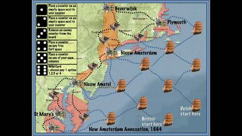 13 Colonies Social Studies Activity #5 - New York Colony (printable)