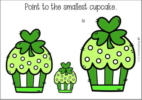 St. Patrick's Day Basic Concepts | Speech Therapy | Boom Cards™ & Printable