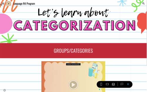 Language RTI Program | Vocabulary, Comprehension & Grammar Support