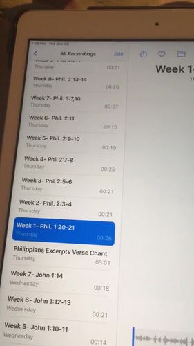 Philippians Excerpts KJV Scripture Memorization Verse Chant by Tina Parry