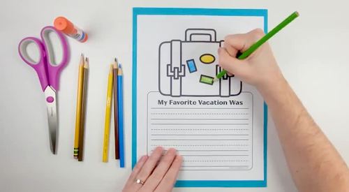 4 Seasons Writing Prompt Craft Activities by Raising Hooks | TPT