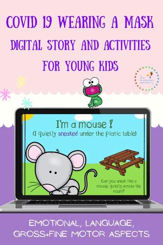 Covid 19 Wearing a mask digital story and activities for young kids
