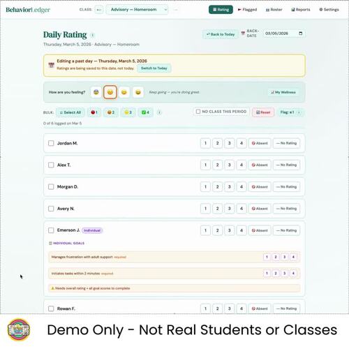 BehaviorLedger | Digital Classroom Behavior Tracker App | IEP Goals