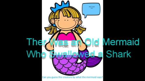 There Was an Old Mermaid Who Swallowed a Shark book activities | TPT