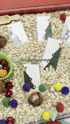 $1 DOLLAR DEAL | Rhyming Match Christmas Trees | Literacy Center