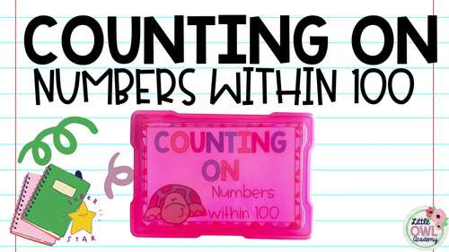 Counting on Within 100 Game by Little Owl Academy | TPT