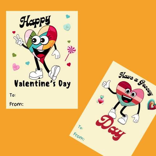 Classroom Valentine's Day Cards Holiday Bundle Gift Cards Girl Boy