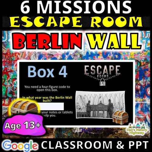 Berlin Wall Escape Room | Interactive Cold War History Activity | TPT