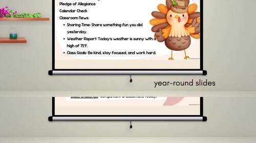 Year-Round Slide Templates, Editable - Canva, PPT, Google Slides, Back ...