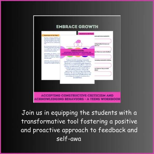Embrace Growth: Accepting Constructive Criticism and Acknowledging Behavior