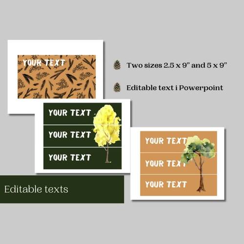 Rolling cart labels for a forest themed classroom | woodland trolly ...