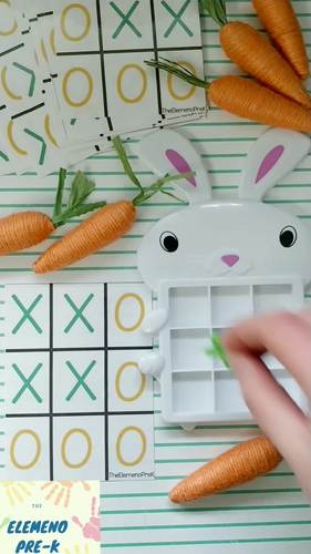 Easter Tic Tac Toe Challenge Cards by ElemenoPreK | TPT