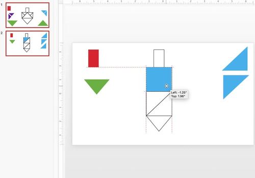 Hanukkah Dreidel Interactive Tangram: OT/SPEECH Teletherapy/Virtual therapy