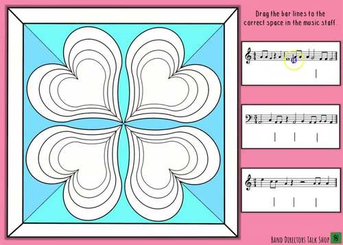Valentines Day Music Activities - Digital Music Coloring Bundle ...