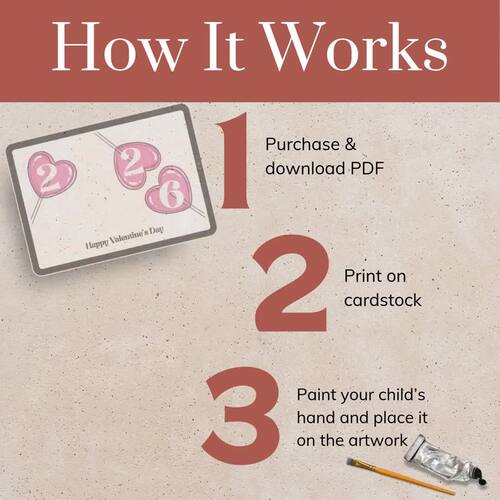 Candy Valentines Day Handprint Craft February Craftivity Kindergarten ...