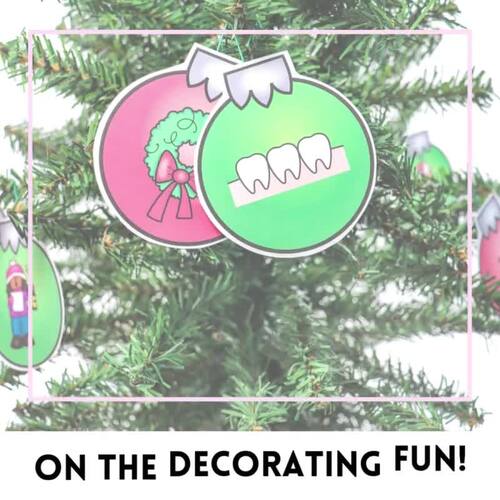 Ornament Rhymes Christmas Rhyming Words Activity - Christmas Literacy ...