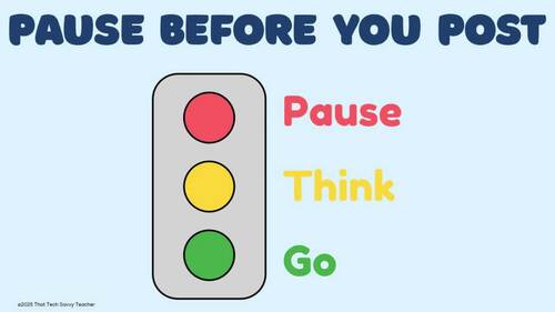 Digital Citizenship Bundle: Click & Color Slides | Online Safety ...