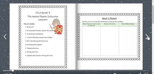 CKLA Grade 3 - Read Aloud Ancient Roman Civilization - Complete ...