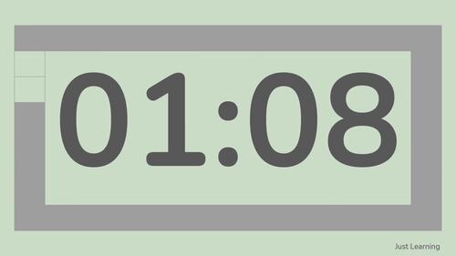 40 Minute Classroom Timer.zip by We're All Just Learning | TPT