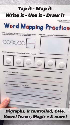 Phonics Folder Word Building & Spelling Practice - Science of Reading ...