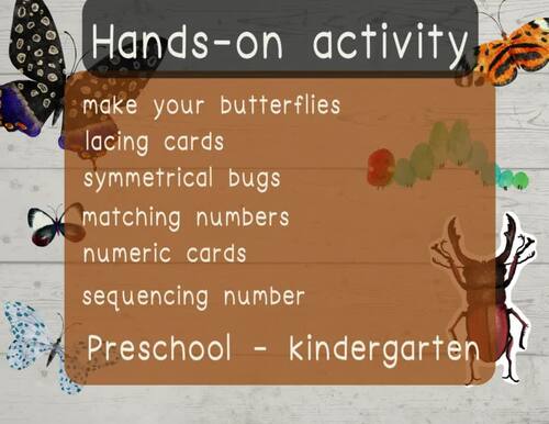 Spring Activity, Make Your Butterflies, Symmetrical Insect, Matching ...
