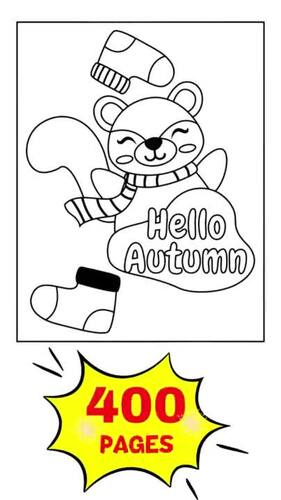 Fall Activity Pages for Kindergarten Coloring, Mazes, Dot To Dot and More