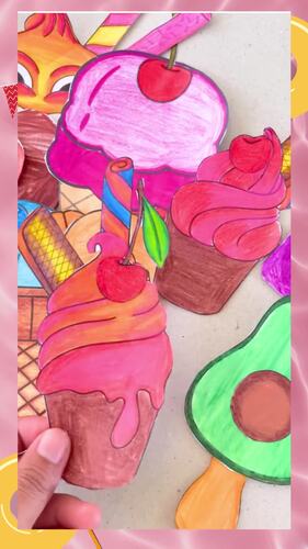 Sweet Summer Fun – Ice Cream Craft Set for Kids by WorkSmart Printables ...