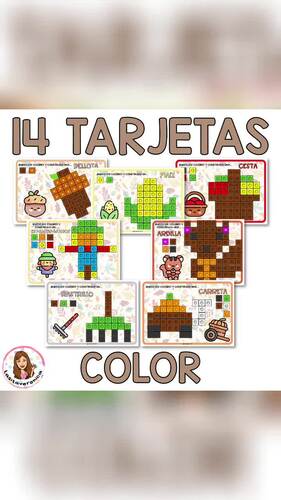 Policubos otoño / Autumn Fall Snap Cubes. September. Math centers. Spanish