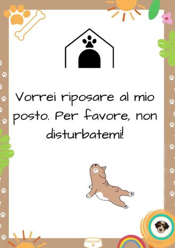 Italian: School dog | Therapy dog | Poster with rules | Cane da scuola ...