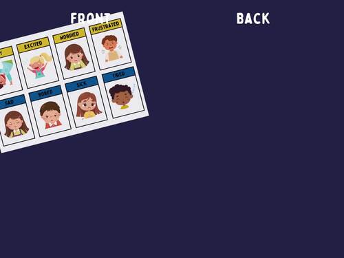 Zones of Regulation Feelings Card Snap Activity Game | Matching ZOR Game