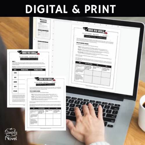 Brave New World Novel Study Literary Analysis Standards-Based ...