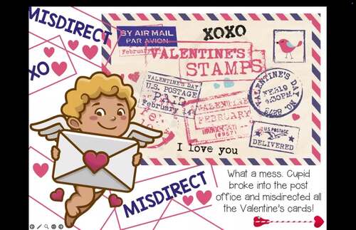 Valentines Day Digital Breakout Equivalent Fractions Worksheet Crack ...